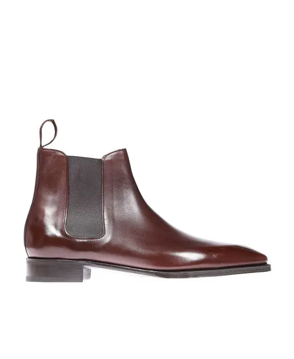 John Lobb Logo Ankle Boots
