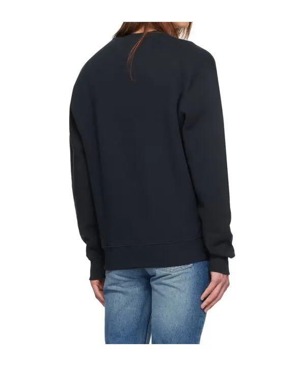 Maison Kitsuné Outdoor Profile Fox Crewneck Sweatshirt - Black