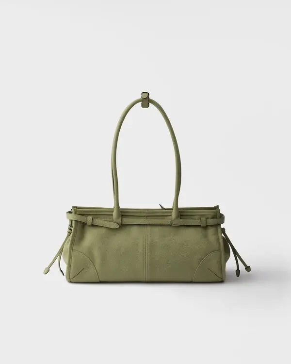 Prada Bonnie Buckled Shoulder Bag - Tequila