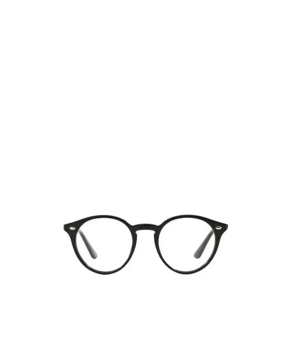 Ray-ban Logo Flat Mirror Eyeglasses - White