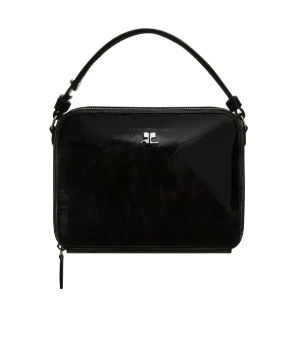COURREGES Courrèges Cloud Chained Shoulder Bag - Black