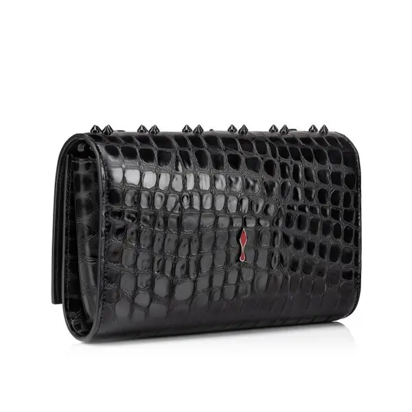 CHRISTIAN LOUBOUTIN Paloma Clutch - Black