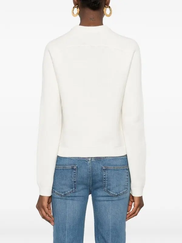 Gucci Horsebit Wool Cashmere Cardigan - White