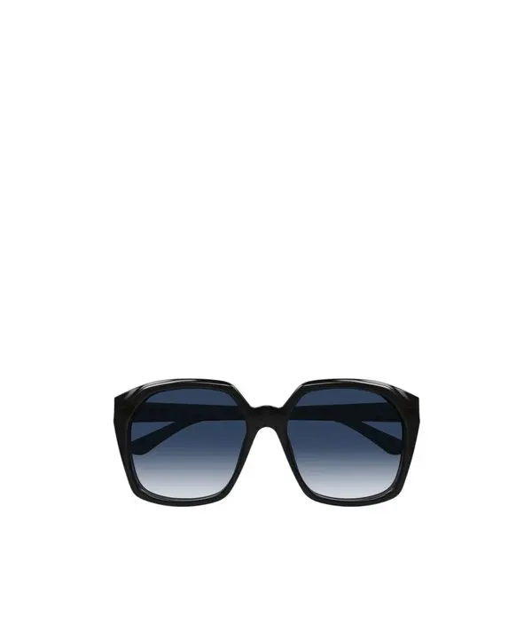 Chloé Salome Oversized Frame Sunglasses - Black