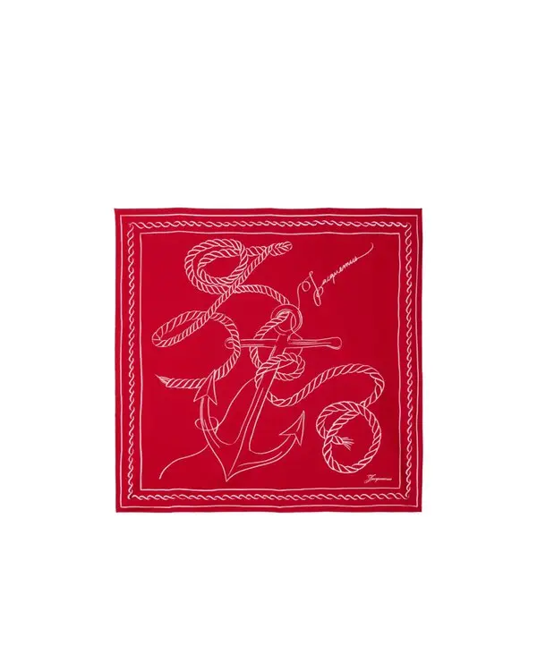 Jacquemus The Ancre Scarf - Red