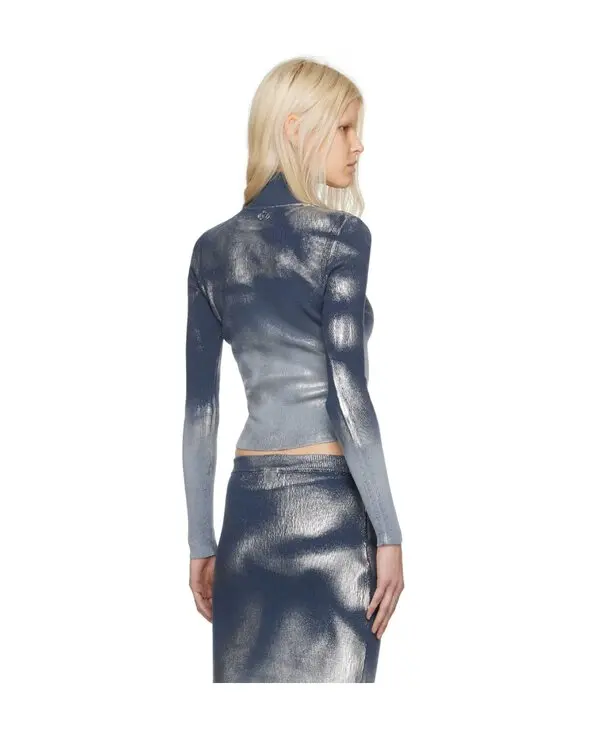DIESEL® M-ileen High Neck Metallic-effect Jumper