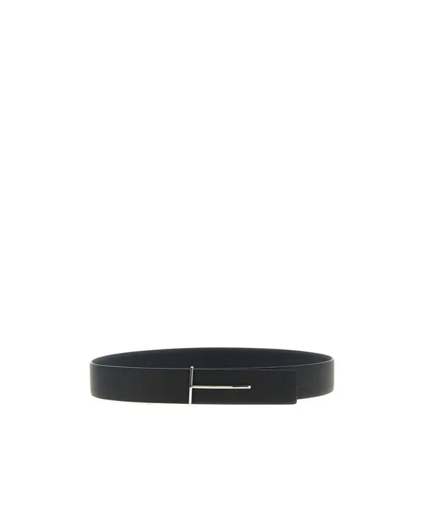 TOM FORD Slim T Double-sided Belt - Black