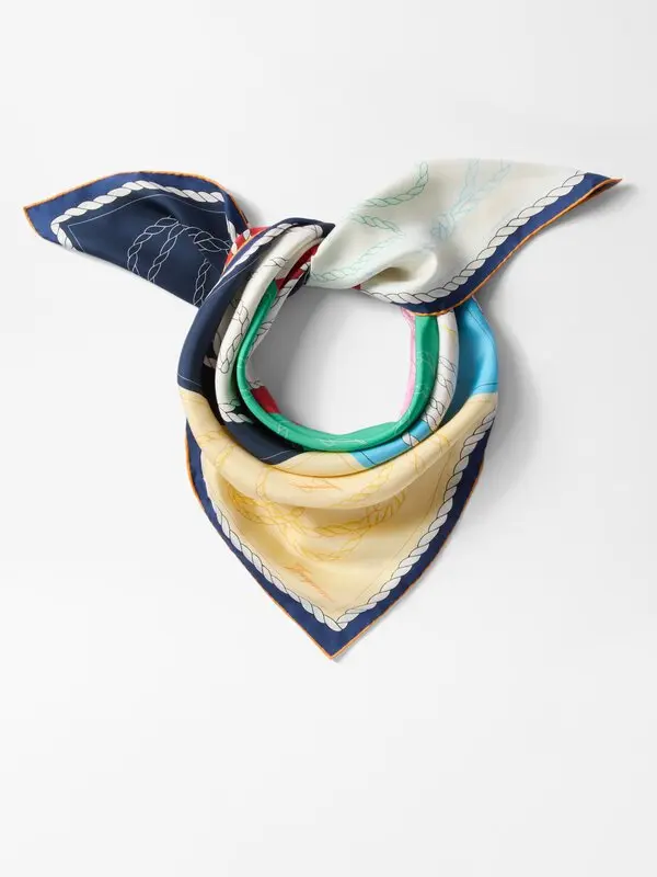 Jacquemus The Hippocampe Large Scarf - Multicolor