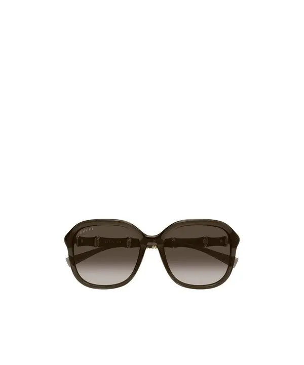 Gucci Bamboo Square Frame Sunglasses