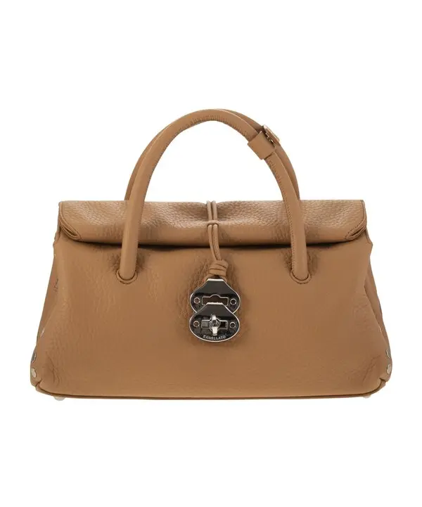 ZANELLATO Double Handle Shoulder Bag - Brown