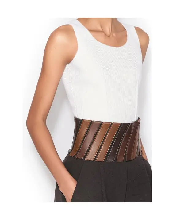 Alaïa High-waisted Tailored Trousers With Knot Detailing - Black