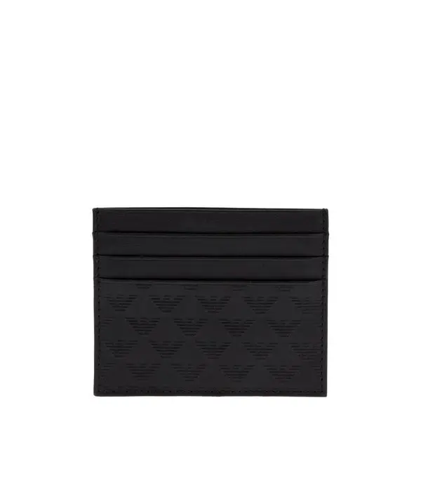 Emporio Armani Logo Card Bag - Black