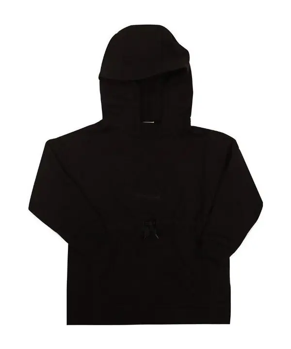 Fendi Metallic Logo Drawstring Hoodie