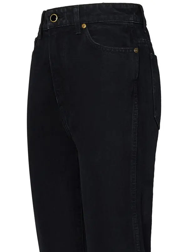 Khaite Danielle High-waist Straight-leg Jeans