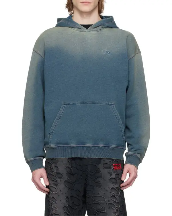DIESEL® Oval D Logo Embroidered Hoodie
