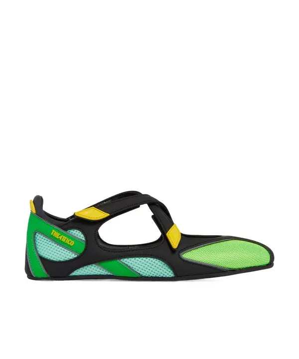 Attico Ballet Flats - Black