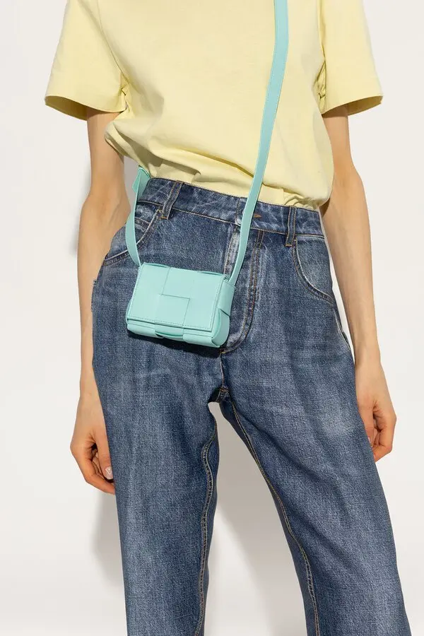 Bottega Veneta Cassette Knitted Shoulder Bag
