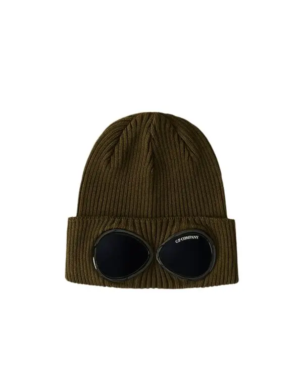 C.P. COMPANY Goggle Knit Beanie - Black