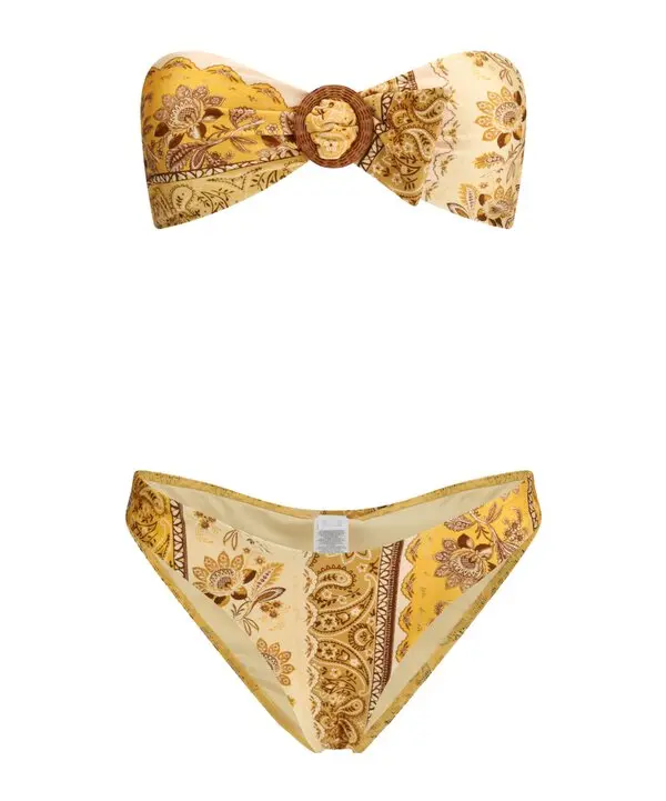 Zimmermann Lucky Bamboo Ring Bikini - Nude