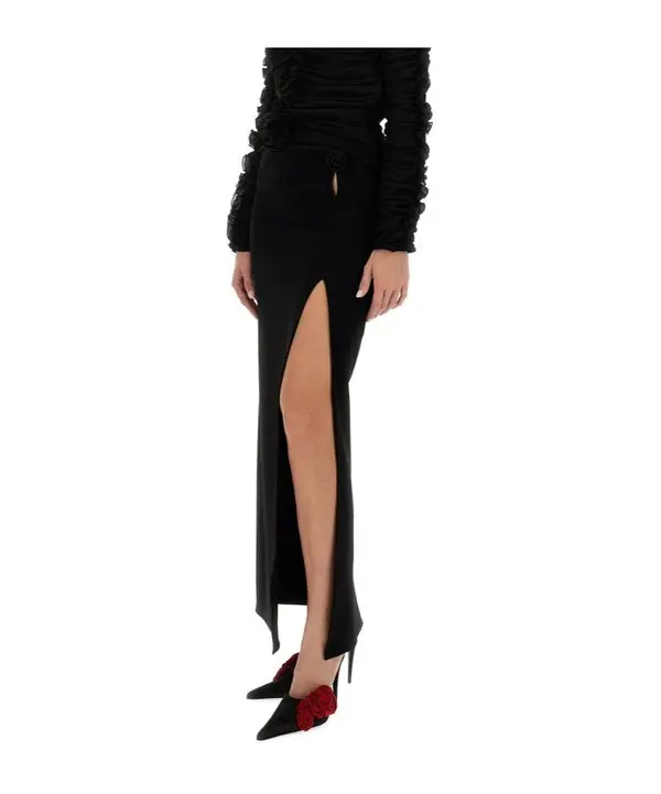 Magda Butrym Side Slit Maxi Skirt