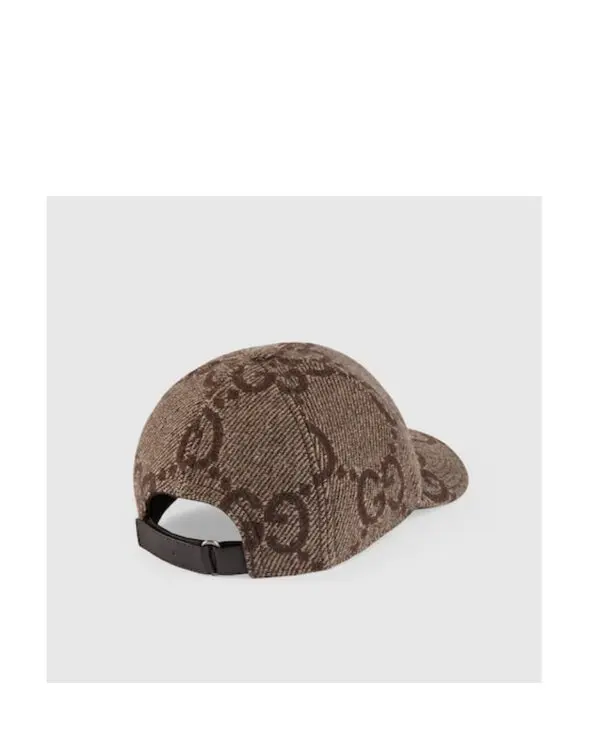 Gucci Jumbo Gg Wool Baseball Cap