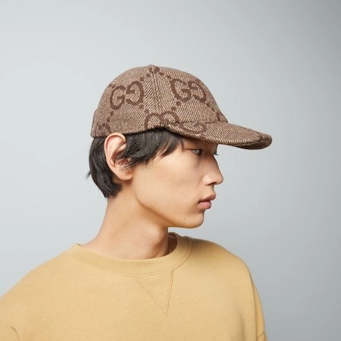 Gucci Jumbo Gg Wool Baseball Cap