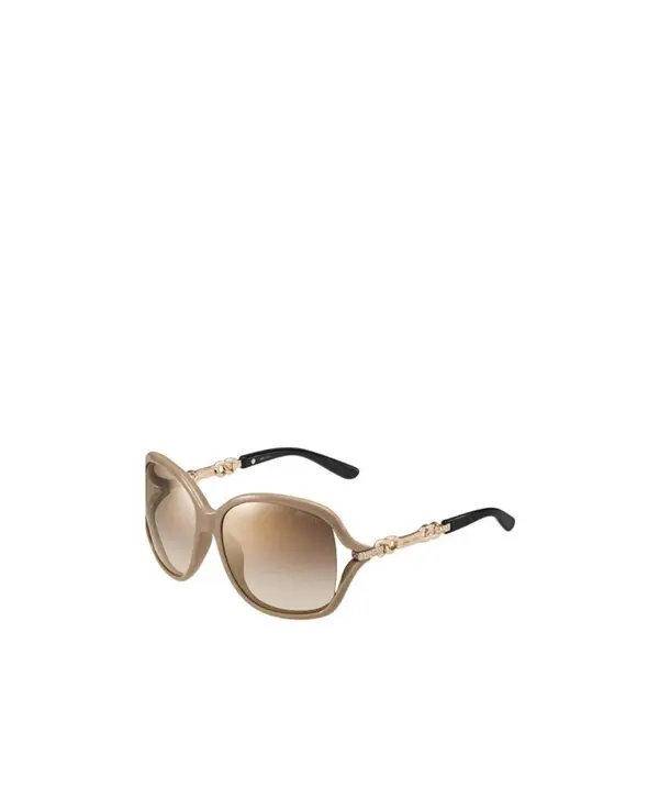 JIMMY CHOO Round Frame Sunglasses - Nude
