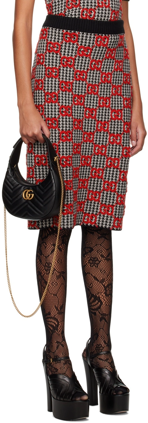 Gucci Gg Jacquard A-line Skirt
