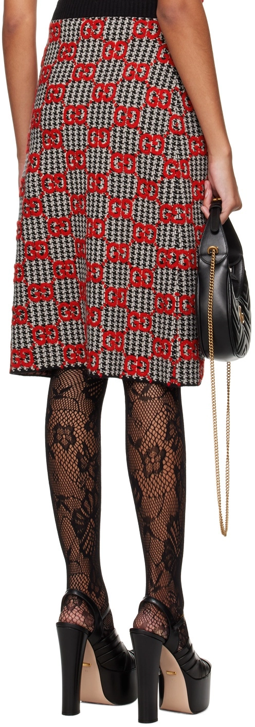 Gucci Gg Jacquard A-line Skirt