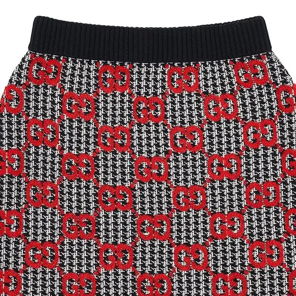 Gucci Gg Jacquard A-line Skirt
