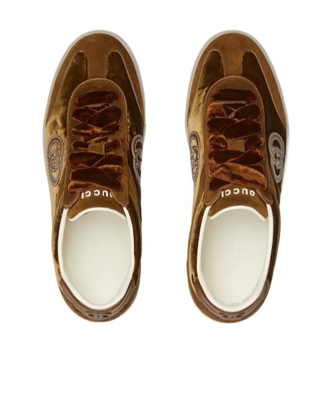Gucci G75 Gg Nylon Insert Sneakers