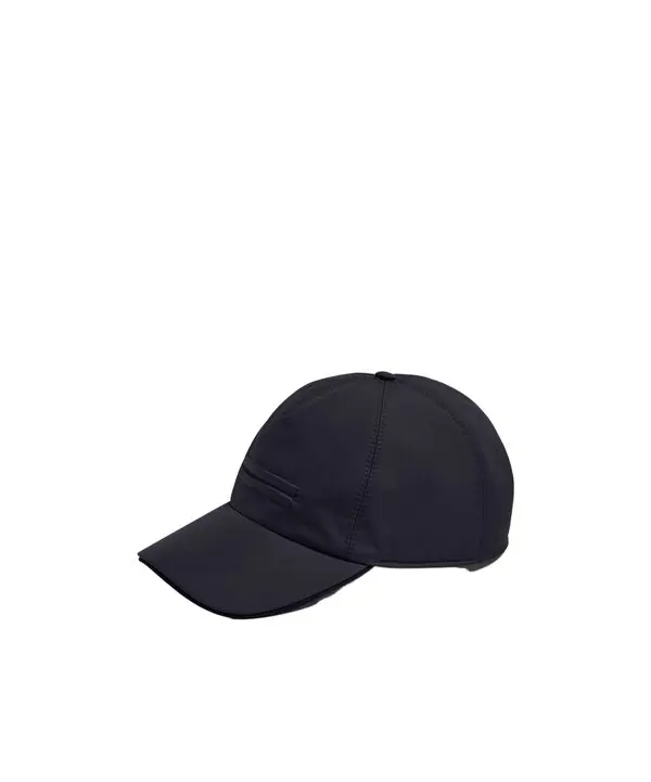 Zegna Embroidered Baseball Cap - Dark Blue