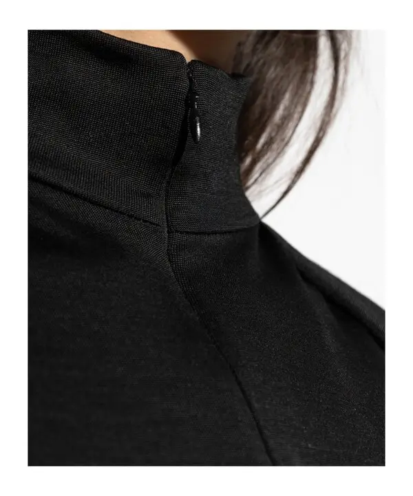 Alaïa Draped Turtleneck Jumpsuit With Cape Effect