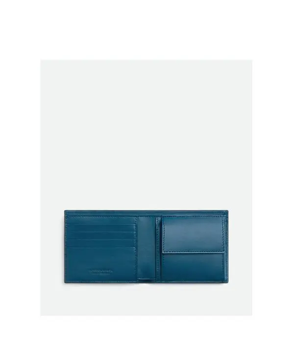 Bottega Veneta Intrecciato Bi-fold Wallet - Black