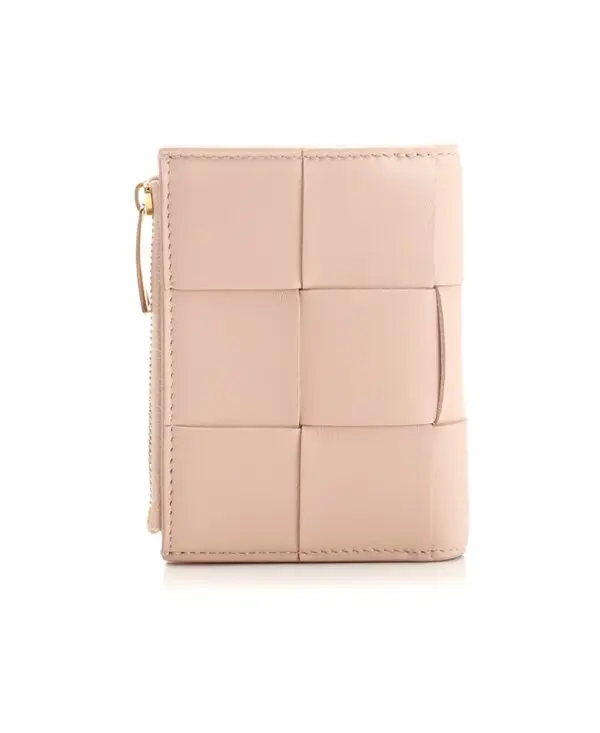 Bottega Veneta Cassette Small Bi-fold Zip Wallet