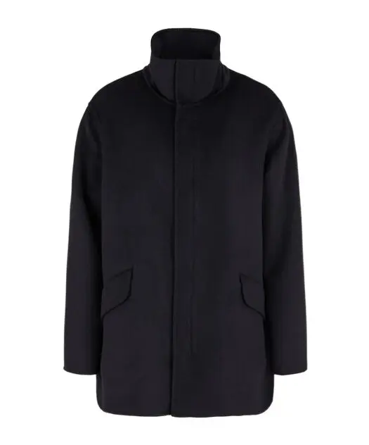 Giorgio Armani Straight Hem Pea Coat