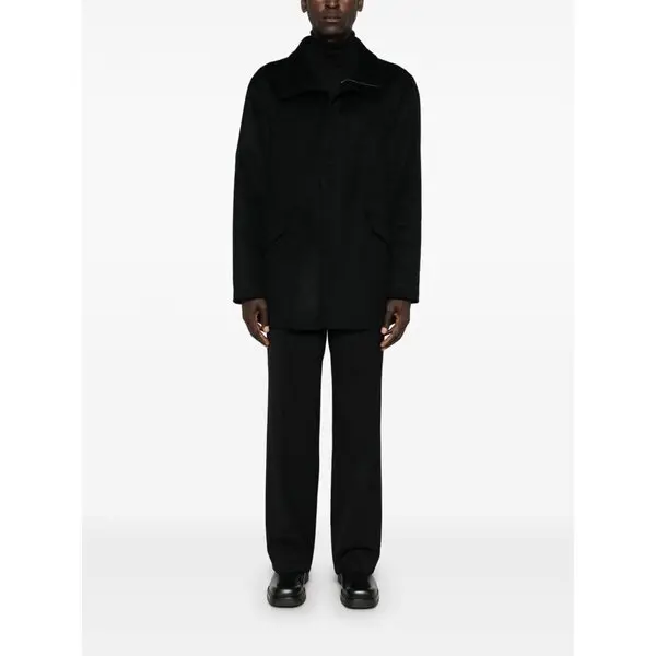 Giorgio Armani Straight Hem Pea Coat