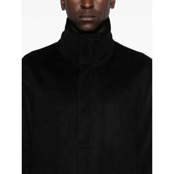 Giorgio Armani Straight Hem Pea Coat