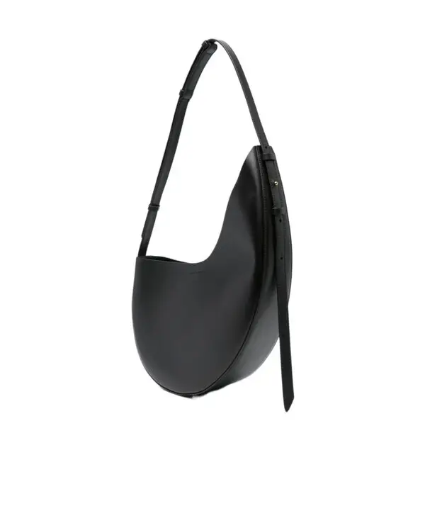 Soeur Asymmetrical Shoulder Bag - Black