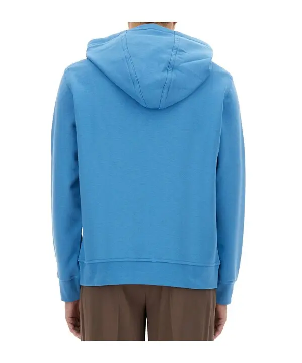 Etro Logo Embroidered Hoodie - Blue