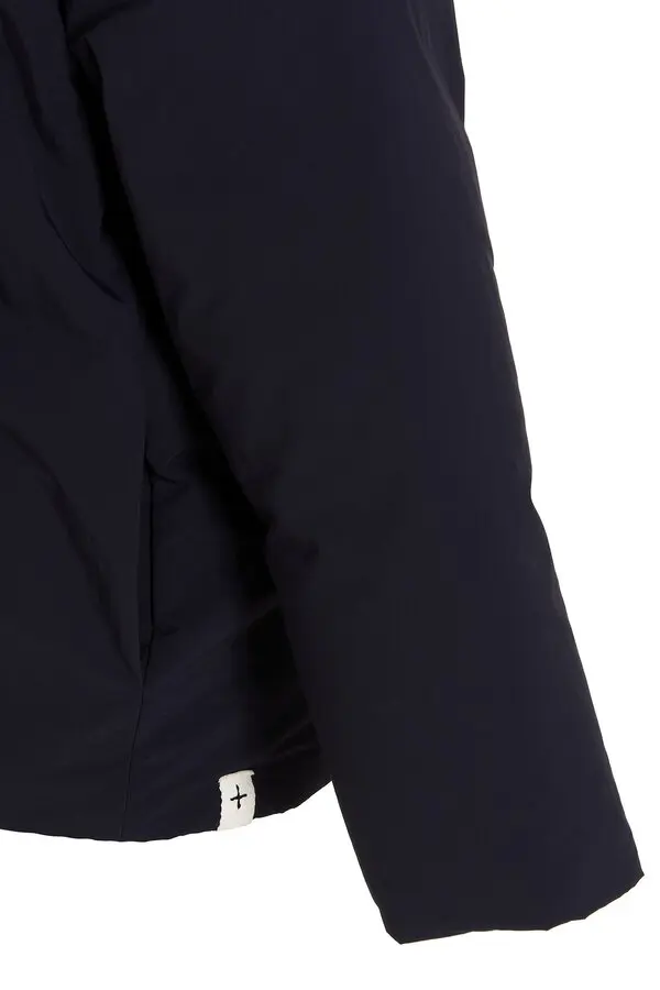 JIL SANDER Logo Hooded Down Jacket