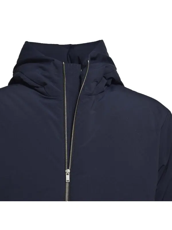 JIL SANDER Logo Hooded Down Jacket