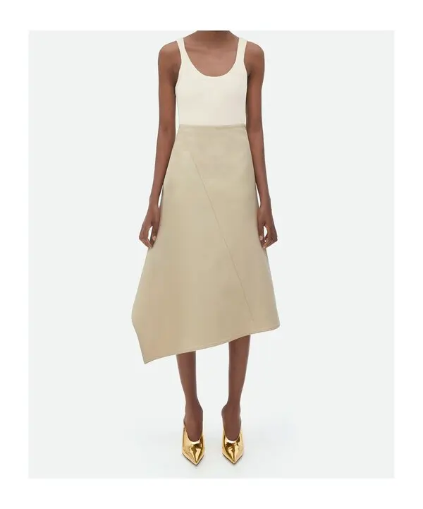 Bottega Veneta Asymmetric Midi Skirt