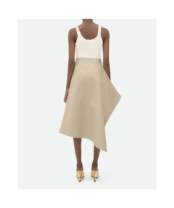 Bottega Veneta Asymmetric Midi Skirt