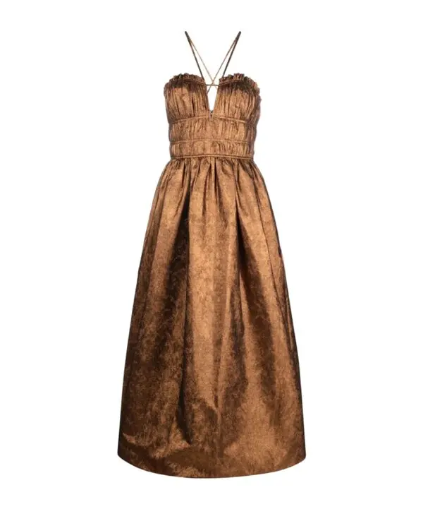 Ulla Johnson Thin Strap Pleated Dress