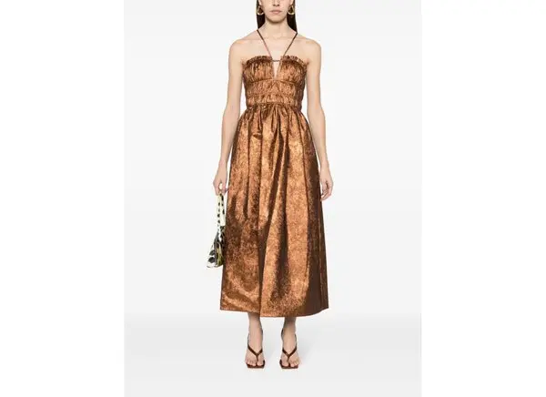 Ulla Johnson Thin Strap Pleated Dress