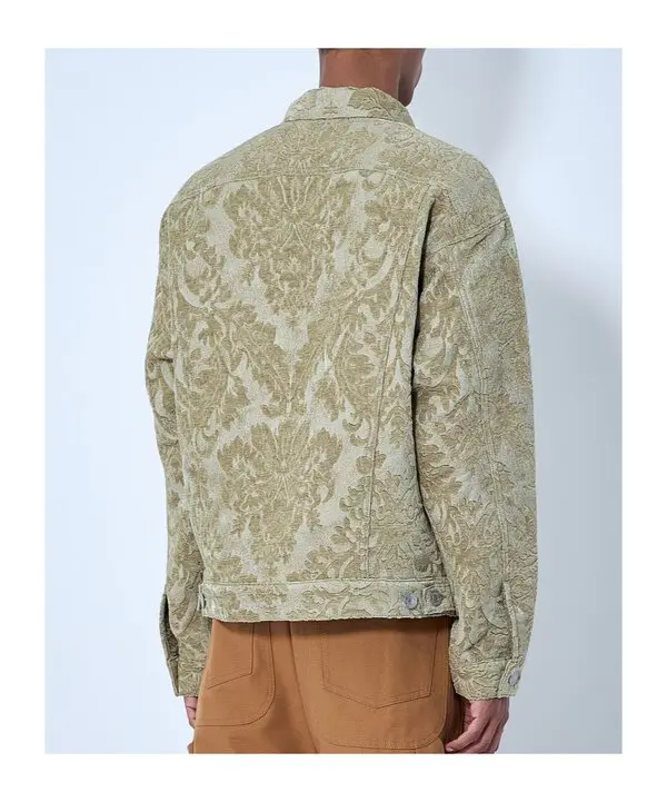 Junya Watanabe Textured Floral Denim Jacket - Nude