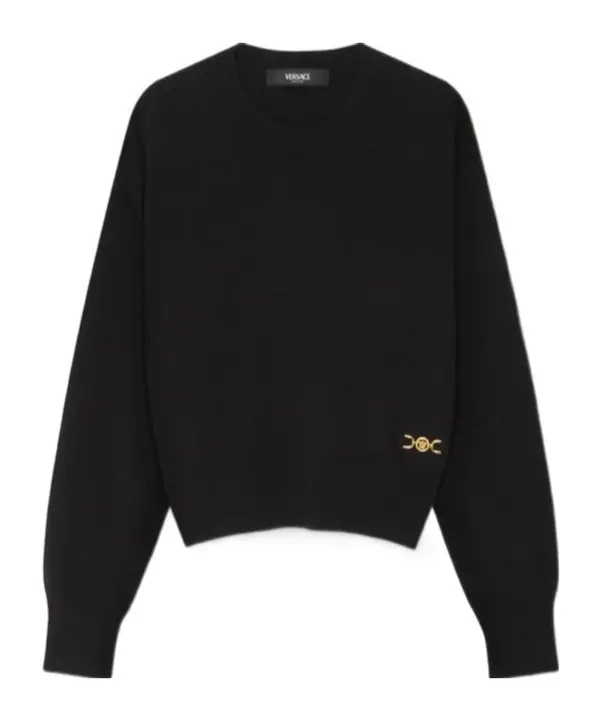 Versace Medusa 95 Badge Crewneck Jumper