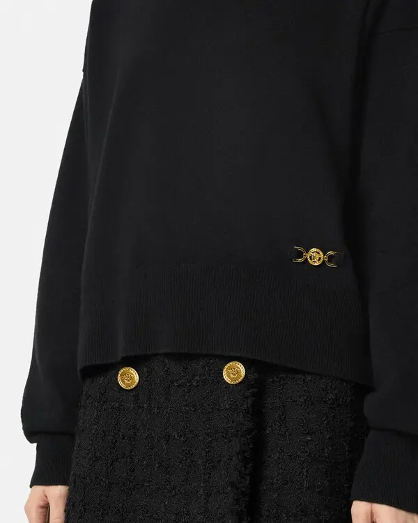 Versace Medusa 95 Badge Crewneck Jumper
