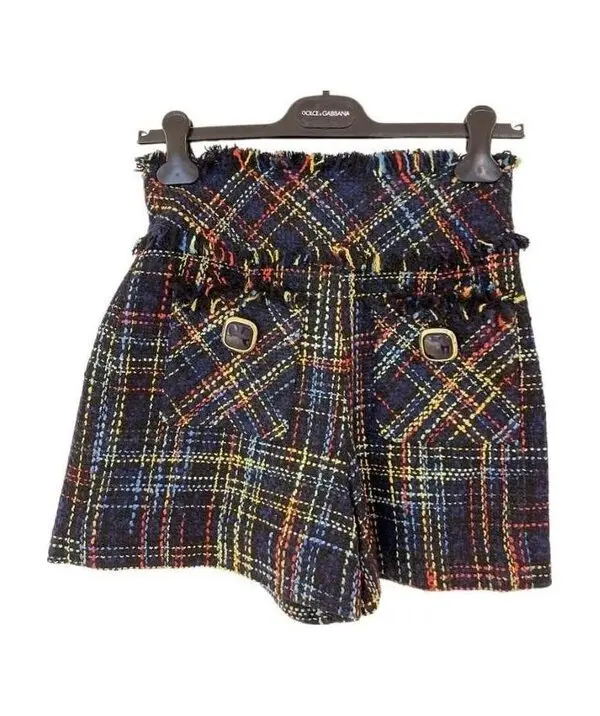 EDWARD ACHOUR PARIS Multi-color Tweed Shorts